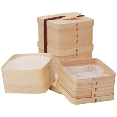 Jeu de Bento Bois Carré – Emballage Alimentaire Premium & Plateau Repas ...
